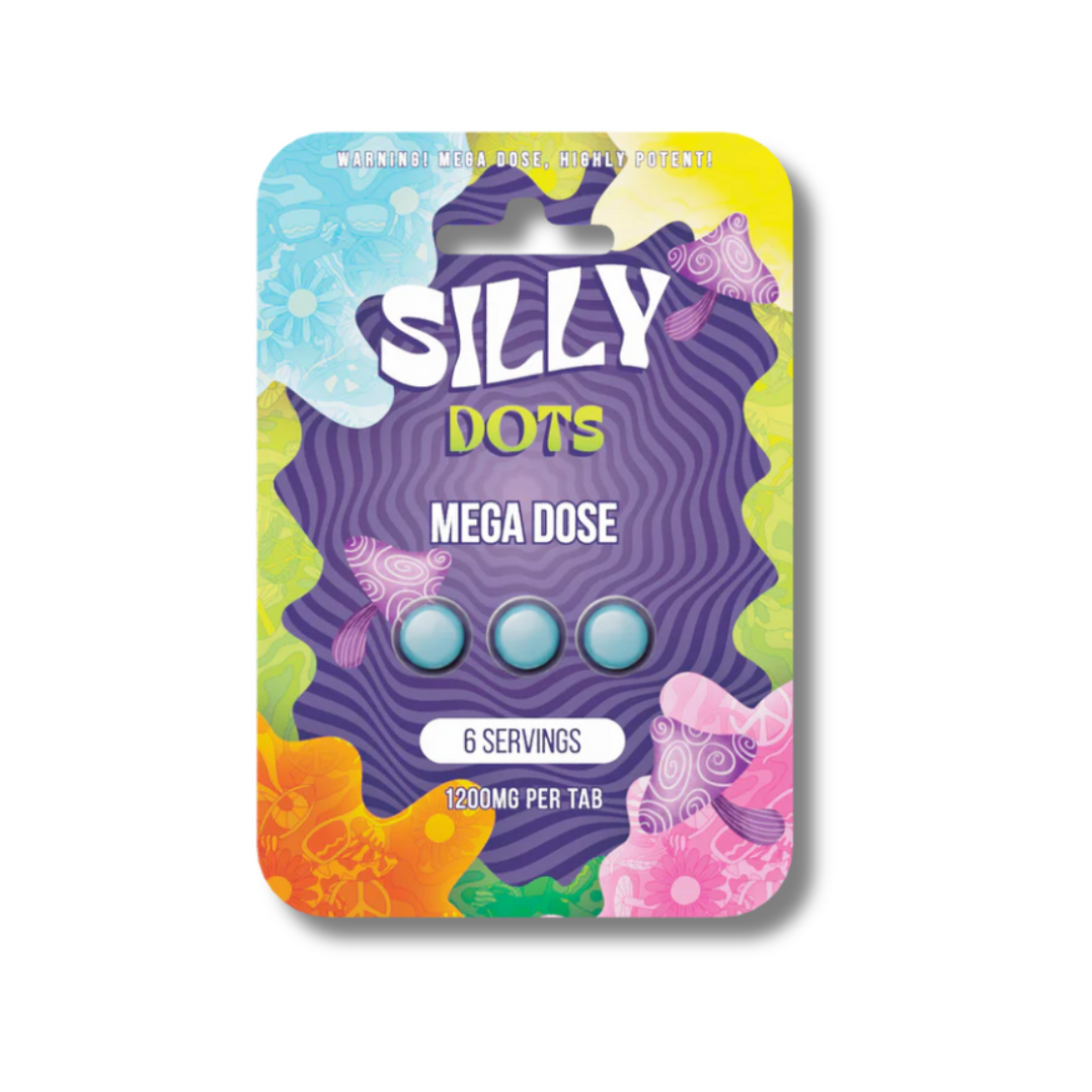 Purple Silly Dots Mega Dose Tabs 1200mg 3 Pack — puff21